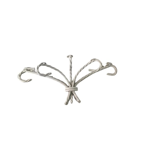Unknown | Wall Decor | Vintage White Wire Bow Wall Decor | Poshmark